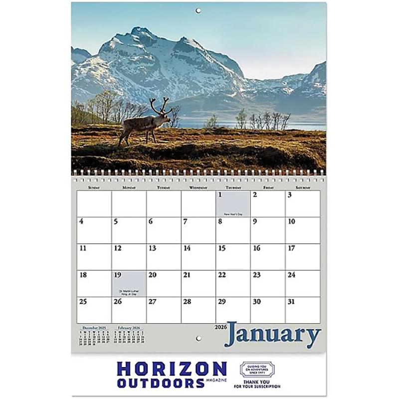 Sportsman Spiral Wall Calendar | MyShopAngel Promotional Products